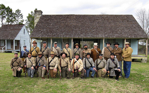 Texas Rifles - Civil War Reenacting - Photo Gallery